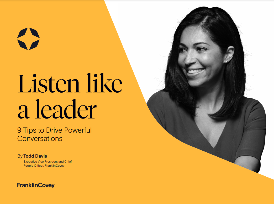4 Steps to Refine and Execute Your Team Goals - FranklinCovey Hong ...